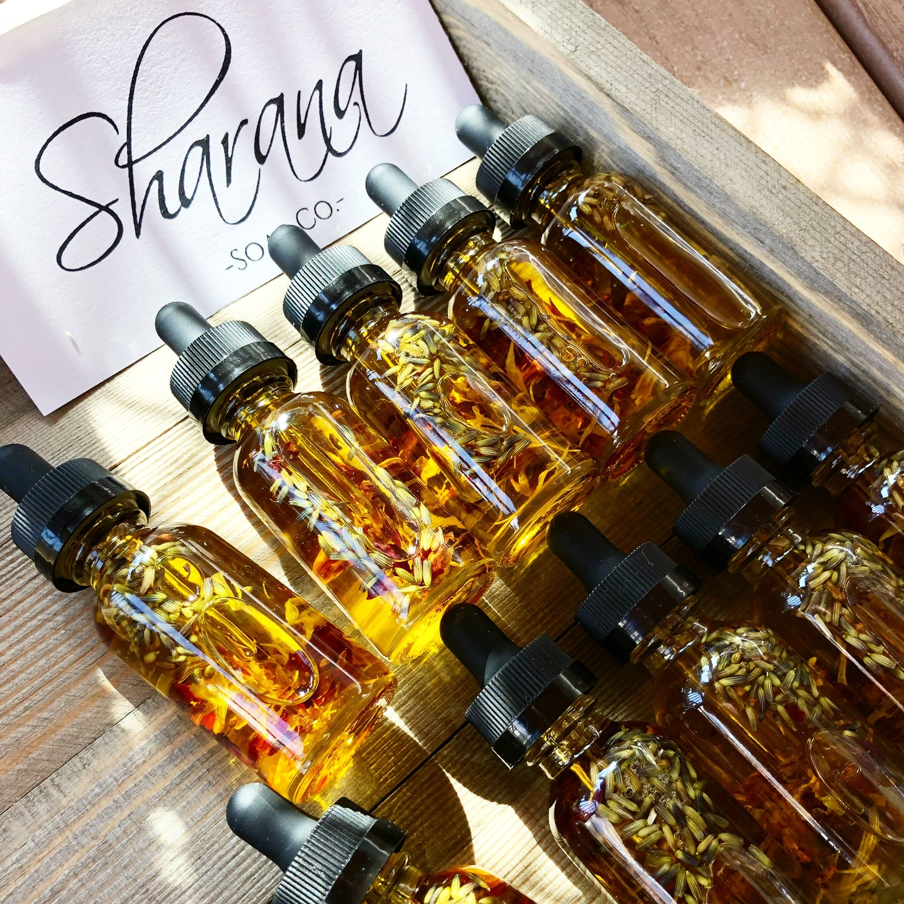 1 oz Herbal Oil - Pack of 10 ($4 each) – Sharana Soap Co